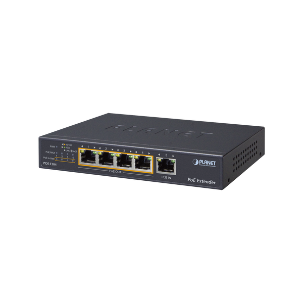 Extensor Ultra PoE de 65 Watts Con 4 Puertos Gigabit de Salida 802.3 a ...