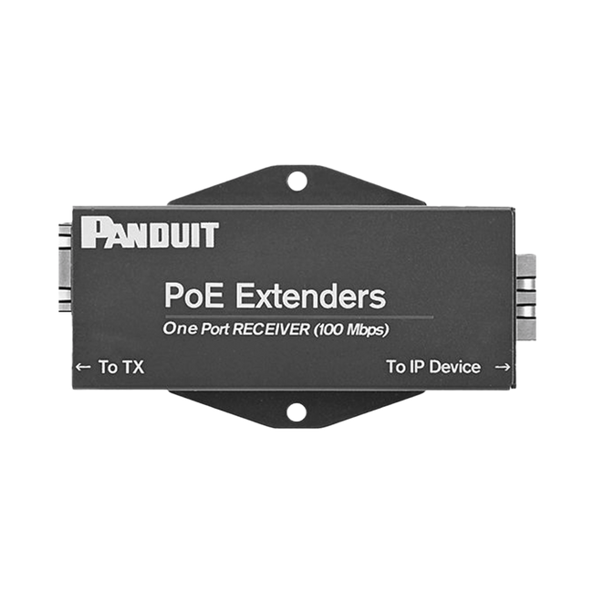 Receptor PoE/PoE+ Para Uso con Transmisor POEXTX1, Hasta 610 Metros (2 ...
